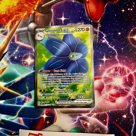 Pokemon | Other | Pokmon Glimmora Ex Card Obsidian Flames | Poshmark